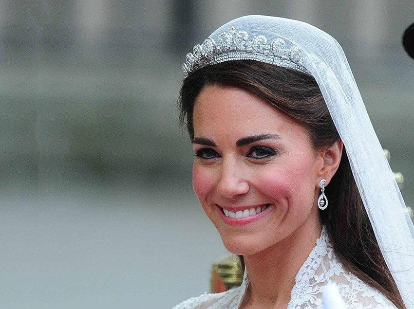 Les bijoux de mariage de Kate Middleton - Bijoux et accessoires de mariage